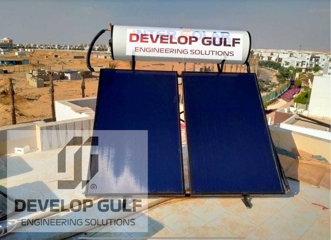 Central Solar Water Heating Systems developgulf | Riyadh | Develop Gulf